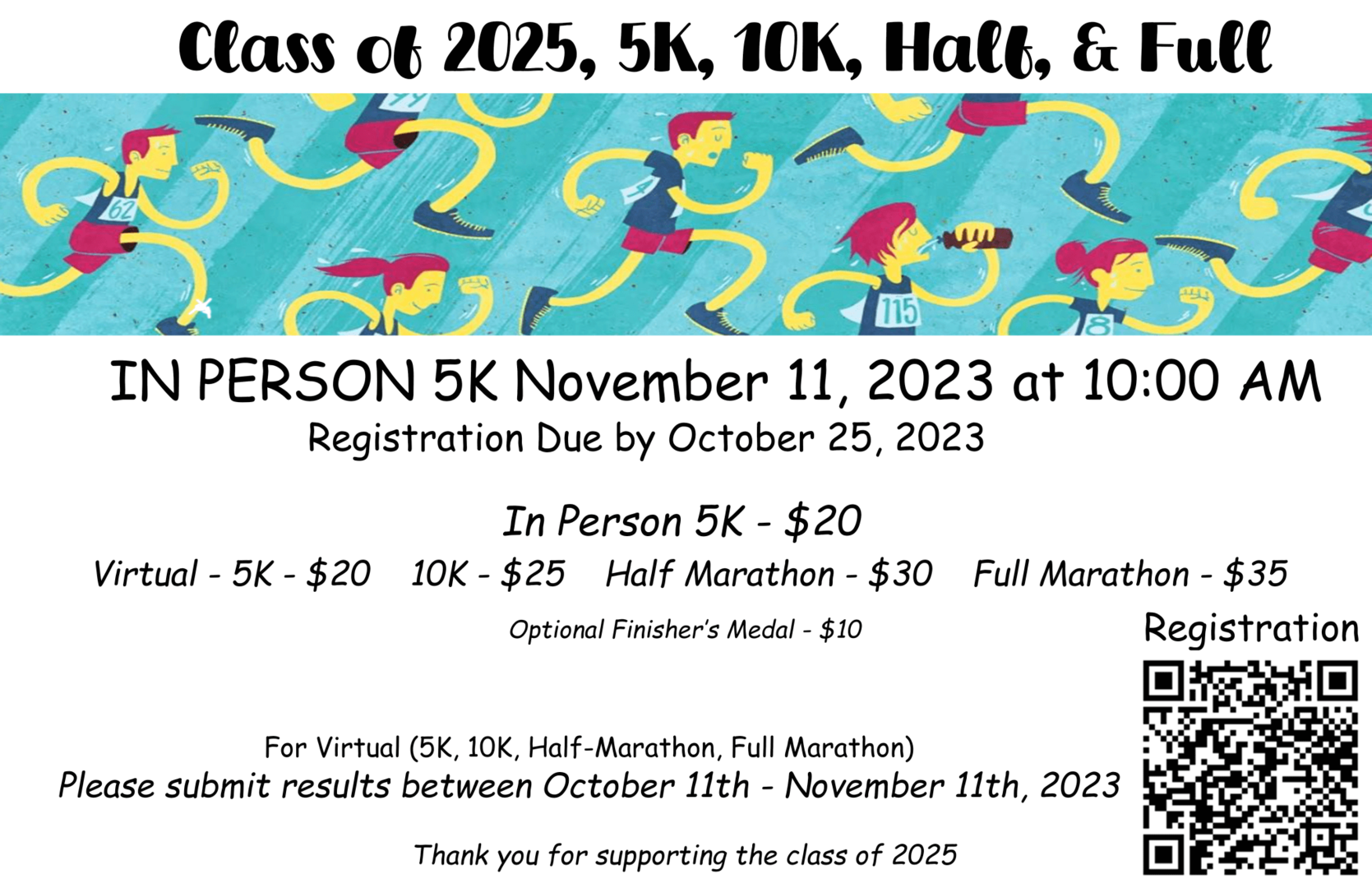 Run/walk for Class of 2025 | Iowa School for the Deaf